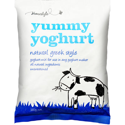 Homestyle Yummy Yoghurt - Make your own yogurt in any yogurt maker.